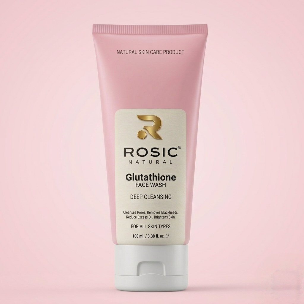 Glutathione Facewash | Brightening & Gentle Cleanser – ROSIC